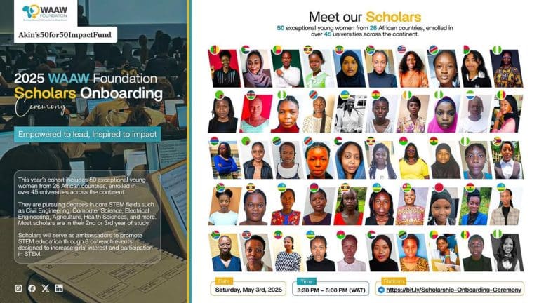 WAAW Foundation 2025/2026 Undergraduate Scholarship – WAAW Foundation